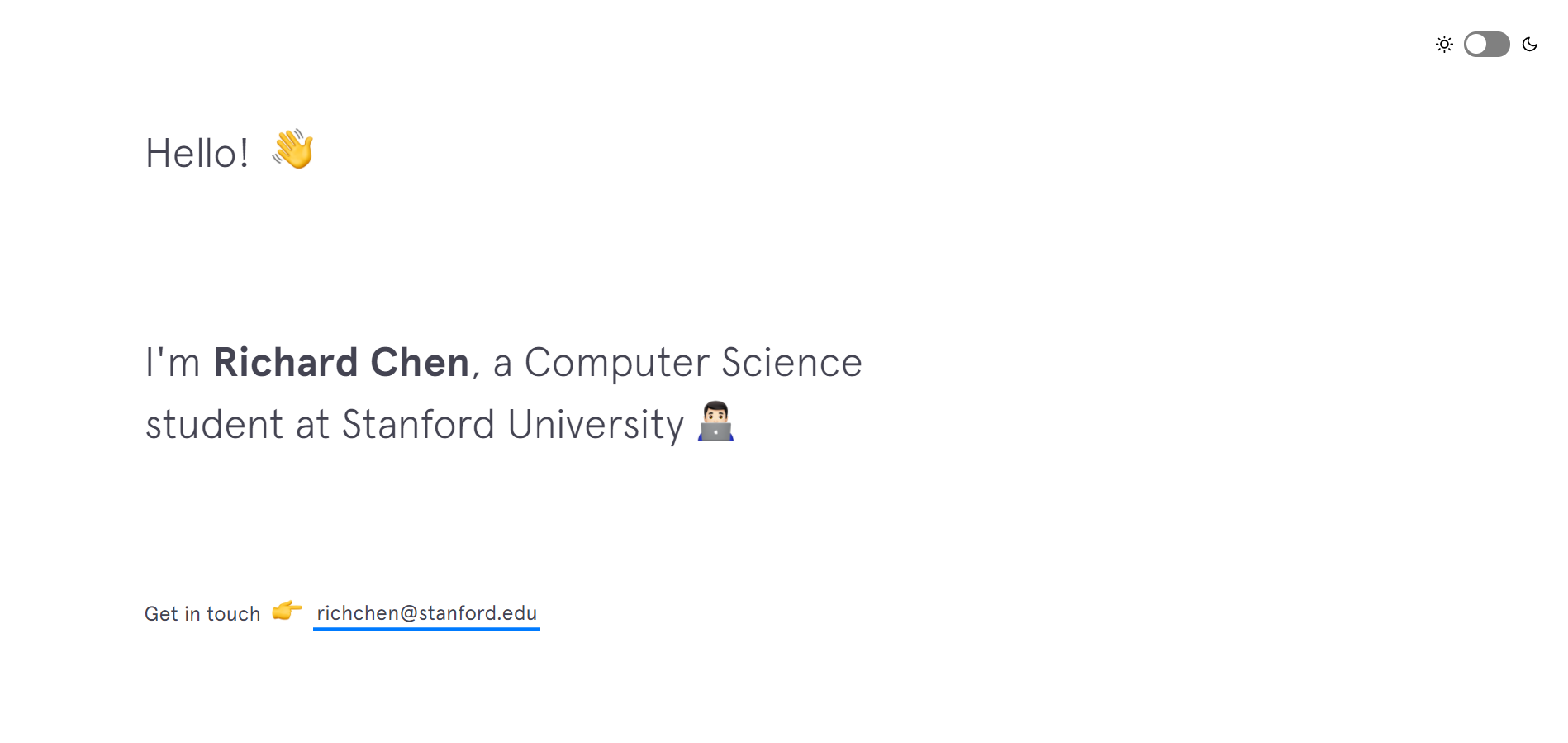 Richard Chen | Software Engineer